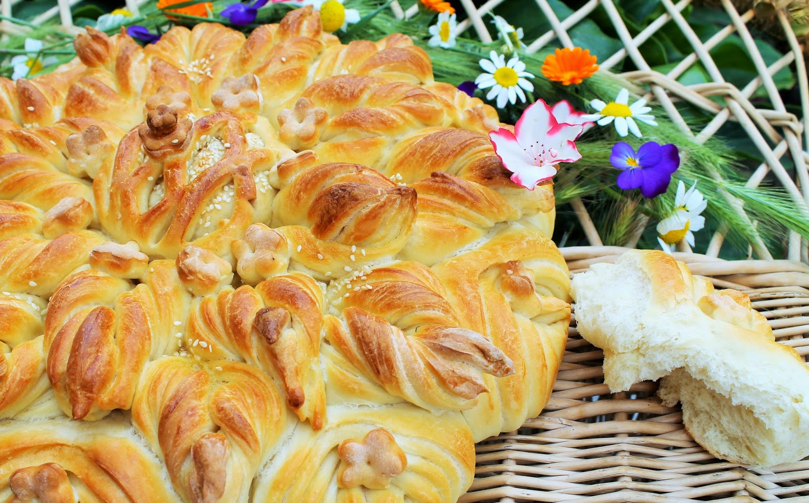 Bilyrecetas: Pan "pitka" flor