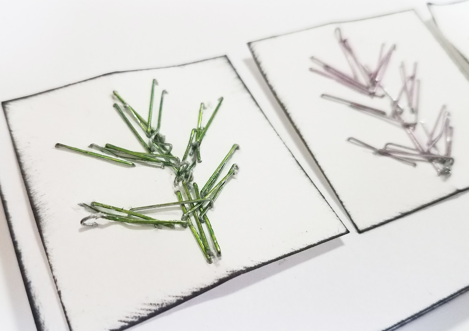 Erin Reed Makes: Staple Art on a Card