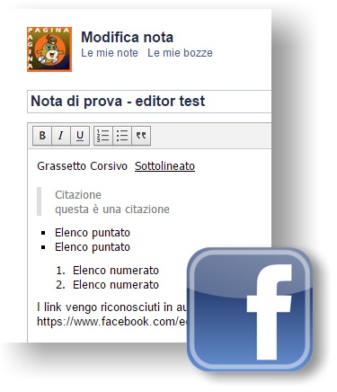 Come scrivere una nota su Facebook