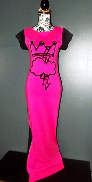 YUMI ON LINE: JEAN CHARLES DE CASTELBAJAC ROBE DRESS REINE DE LA FOUDRE ...