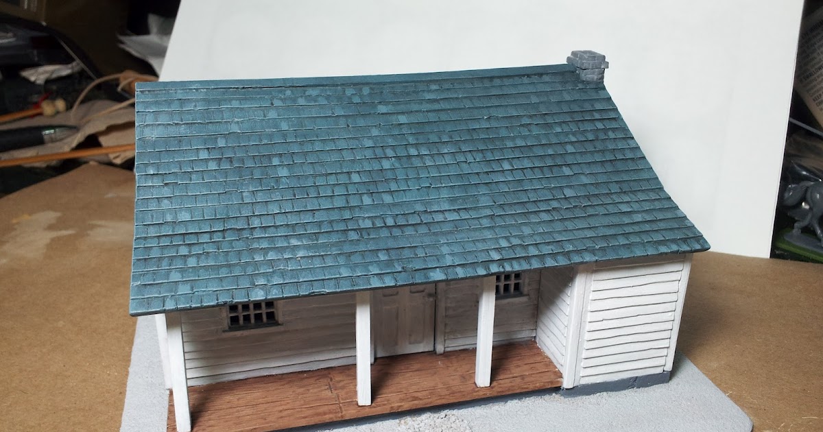 Miniature Player: Perry Miniature - North American FarmHouse (WIP)