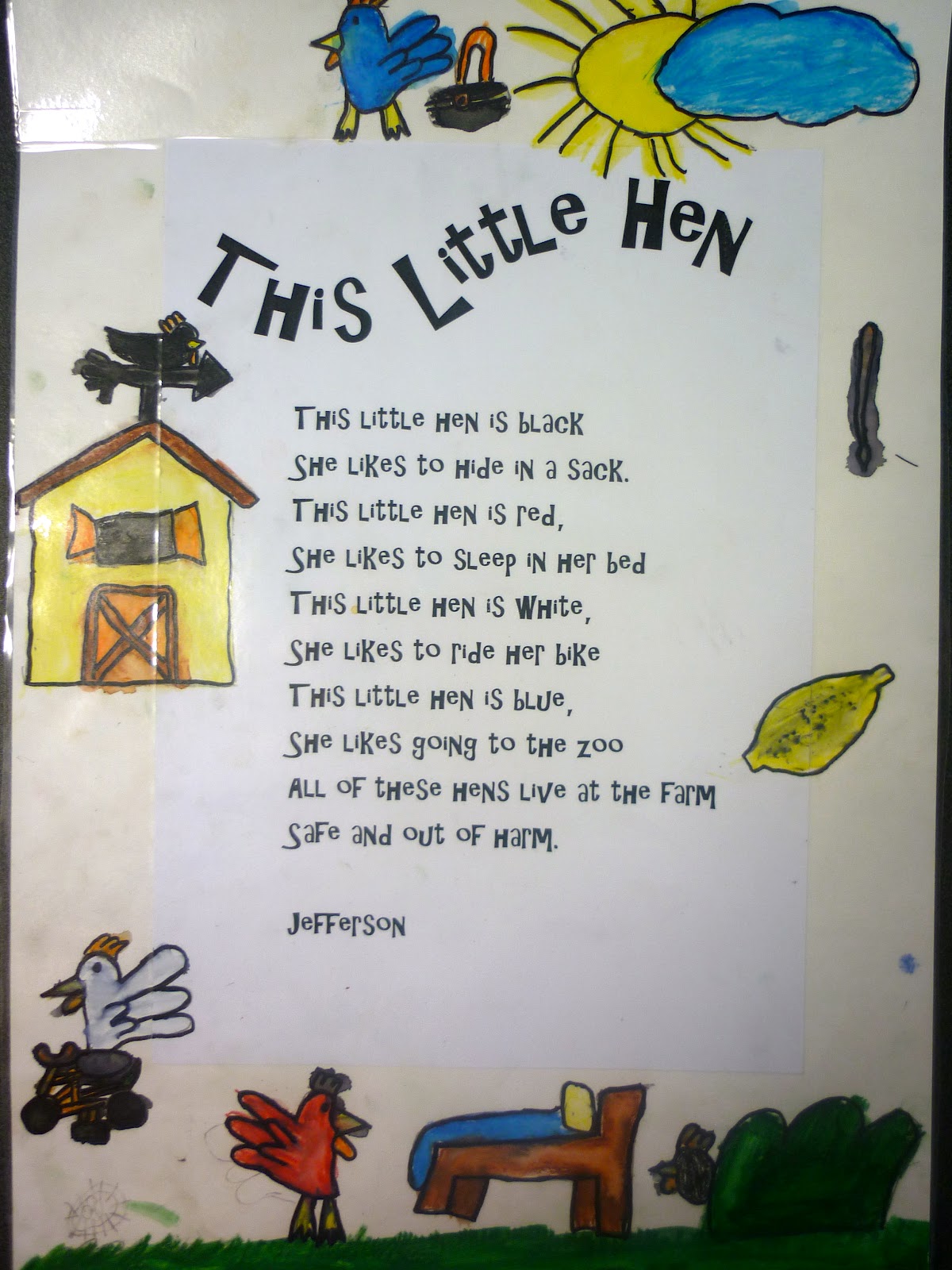 Munchkins: This little hen....