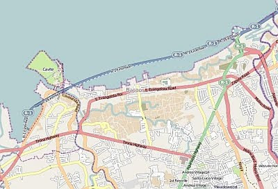 Backpacking Philippines: Map of Manila Cavite Expressway (Cavitex) Toll ...
