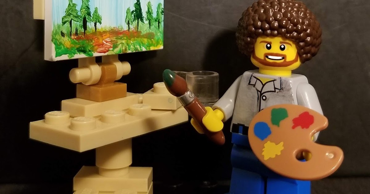 Art of Tony Miller: Custom LEGO BOB ROSS!