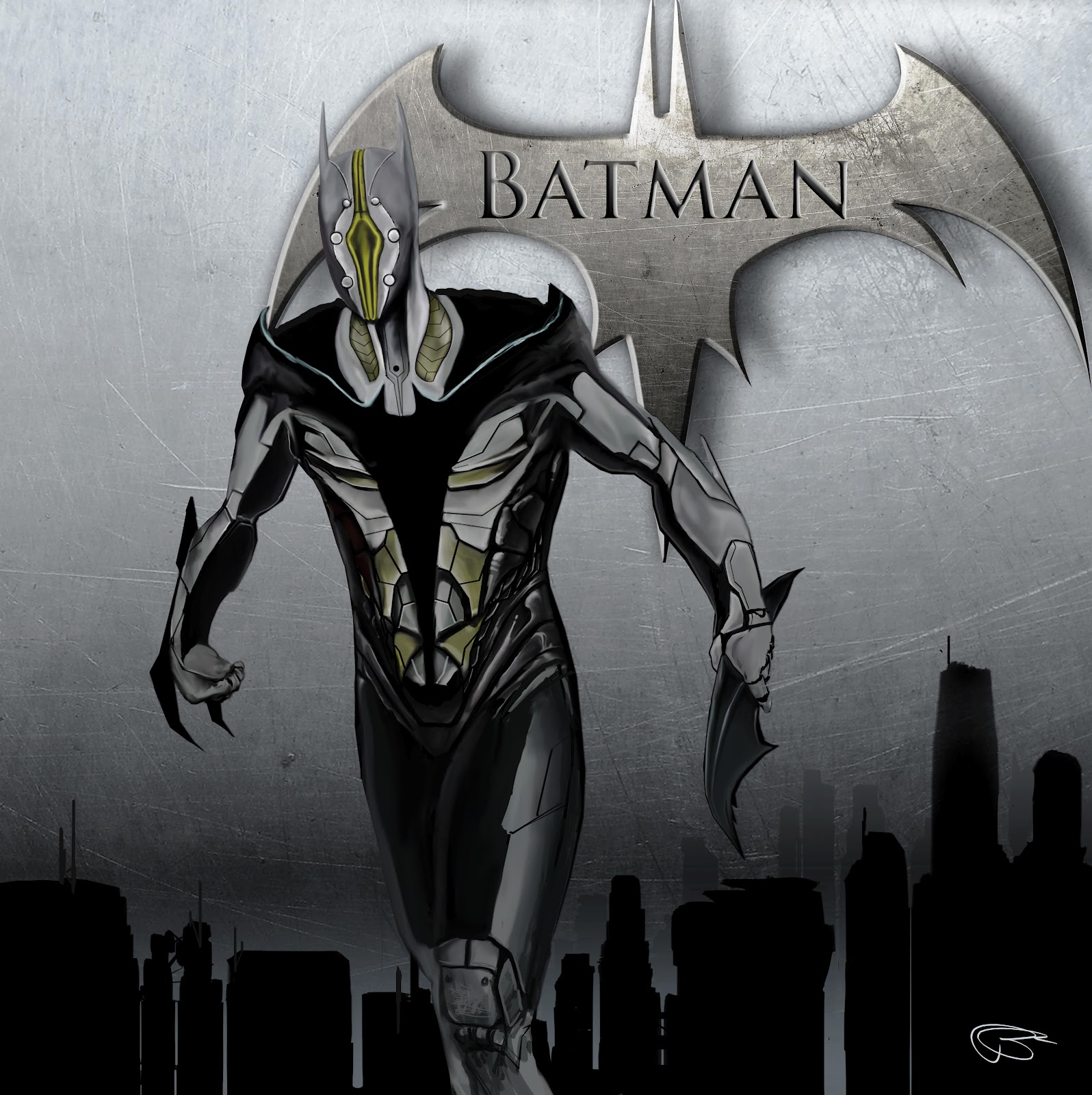 God's Little Peep Show: Batman redesign, sans cape.