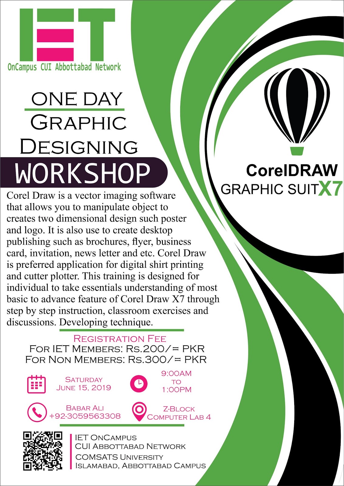 POSTERS - IET OnCampus CUI Abbottabad Network