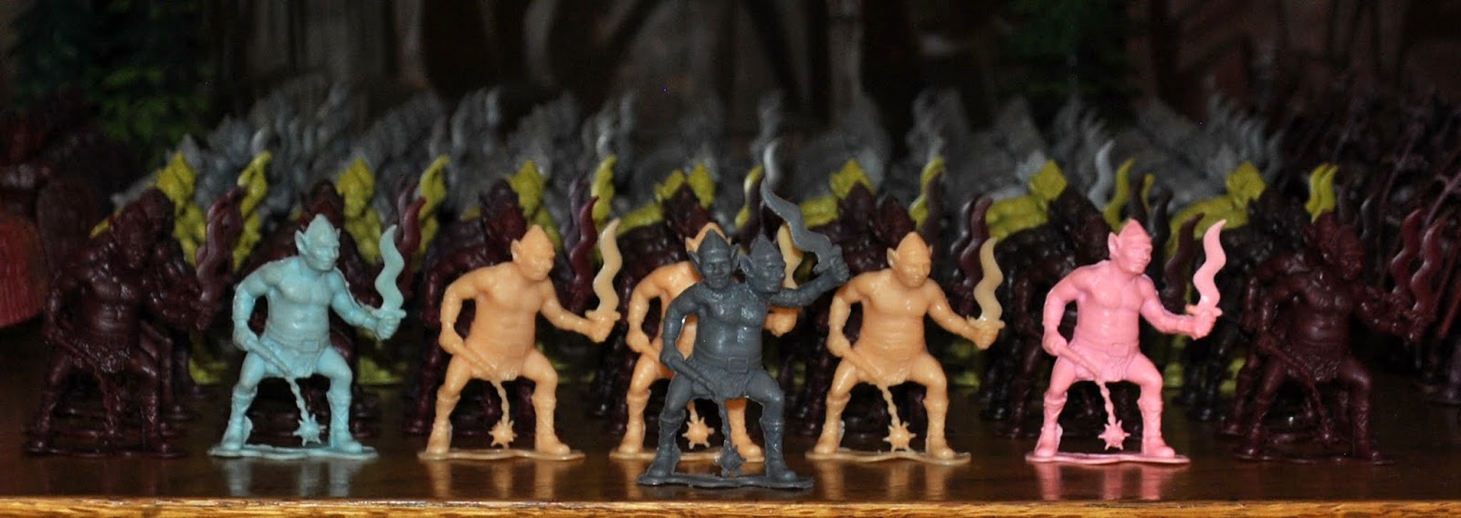 Fantasy Toy Soldiers: Army of Orcs, Ogres, Goblins & Trolls
