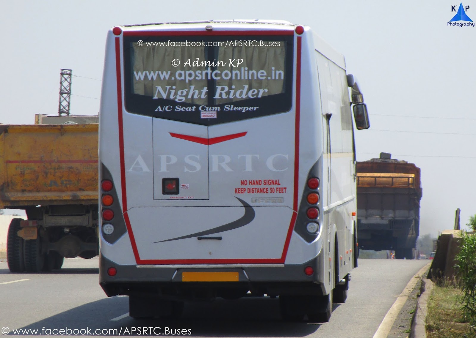 APSRTC NIGHT RIDER AC SEAT CUM SLEEPER BUSES.