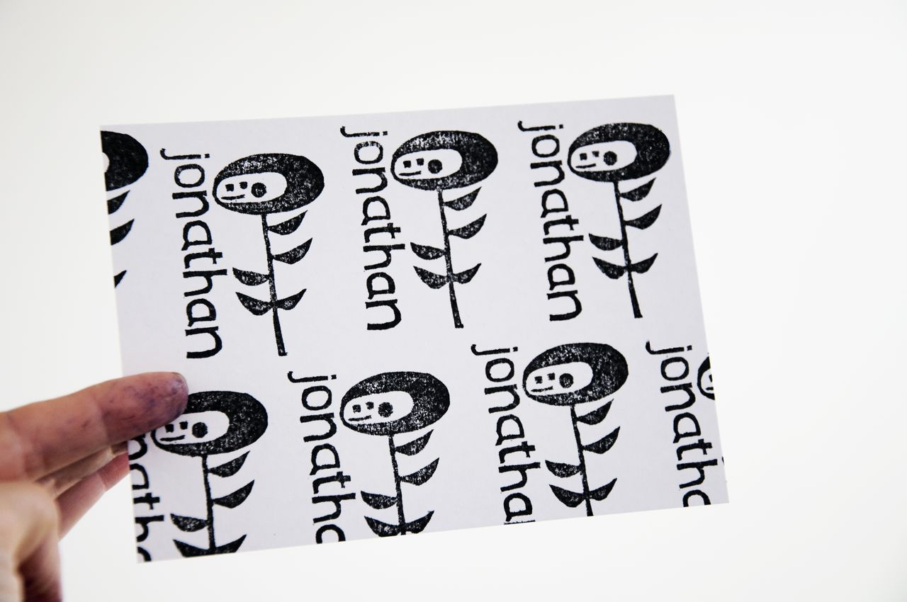 MUSwerk: voorbeelden van handgemaakte naamstempels | gepersonaliseerde ...