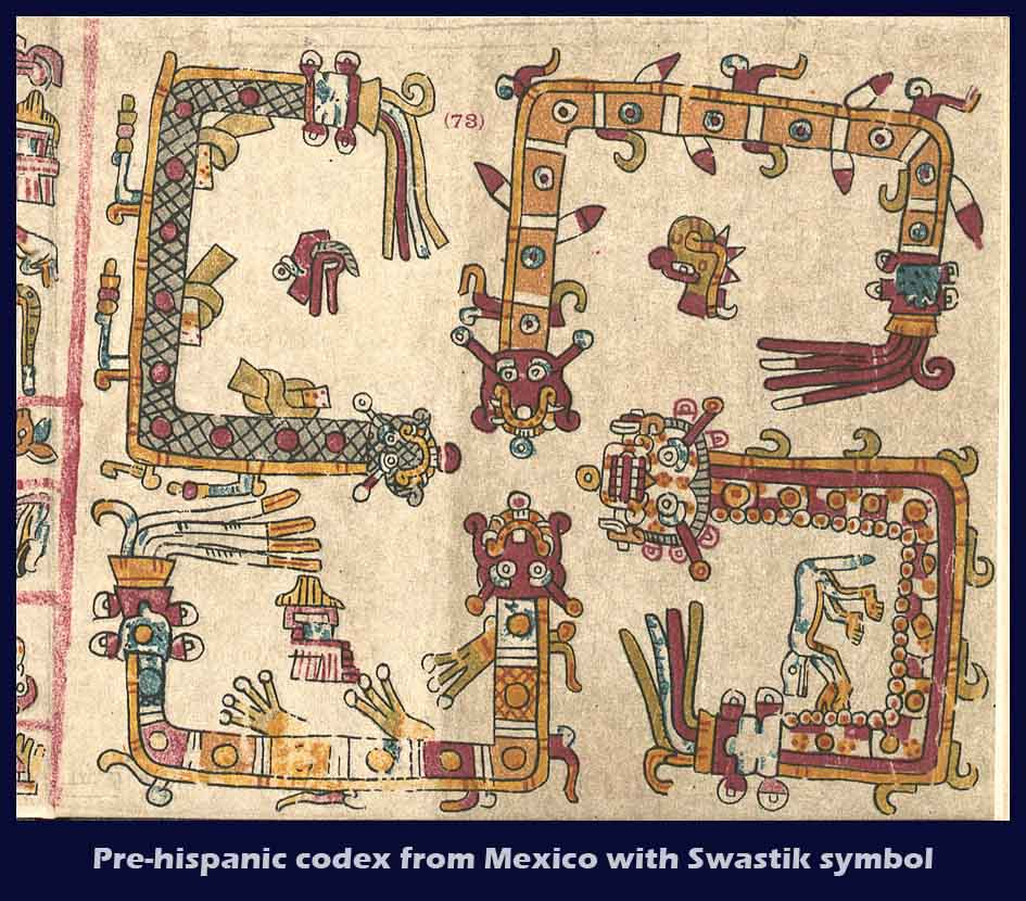 sam: Pre-hispanic codex from Mexico with Swastik symbol