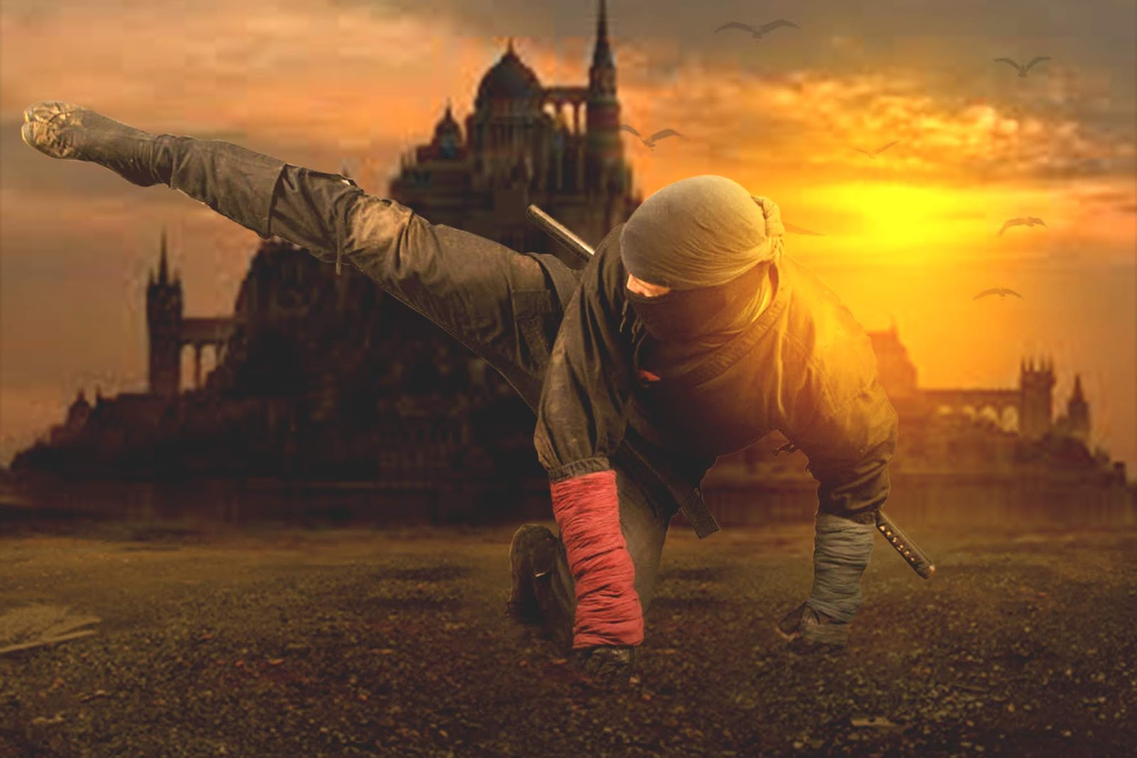 Fighter Photo-manipulation In Photoshop - Graphic Master Is A best ...