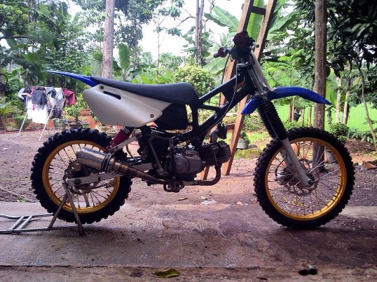 Kumpulan Berbagai Modif Motor Grasstrack | Modifikasi Motor Trail