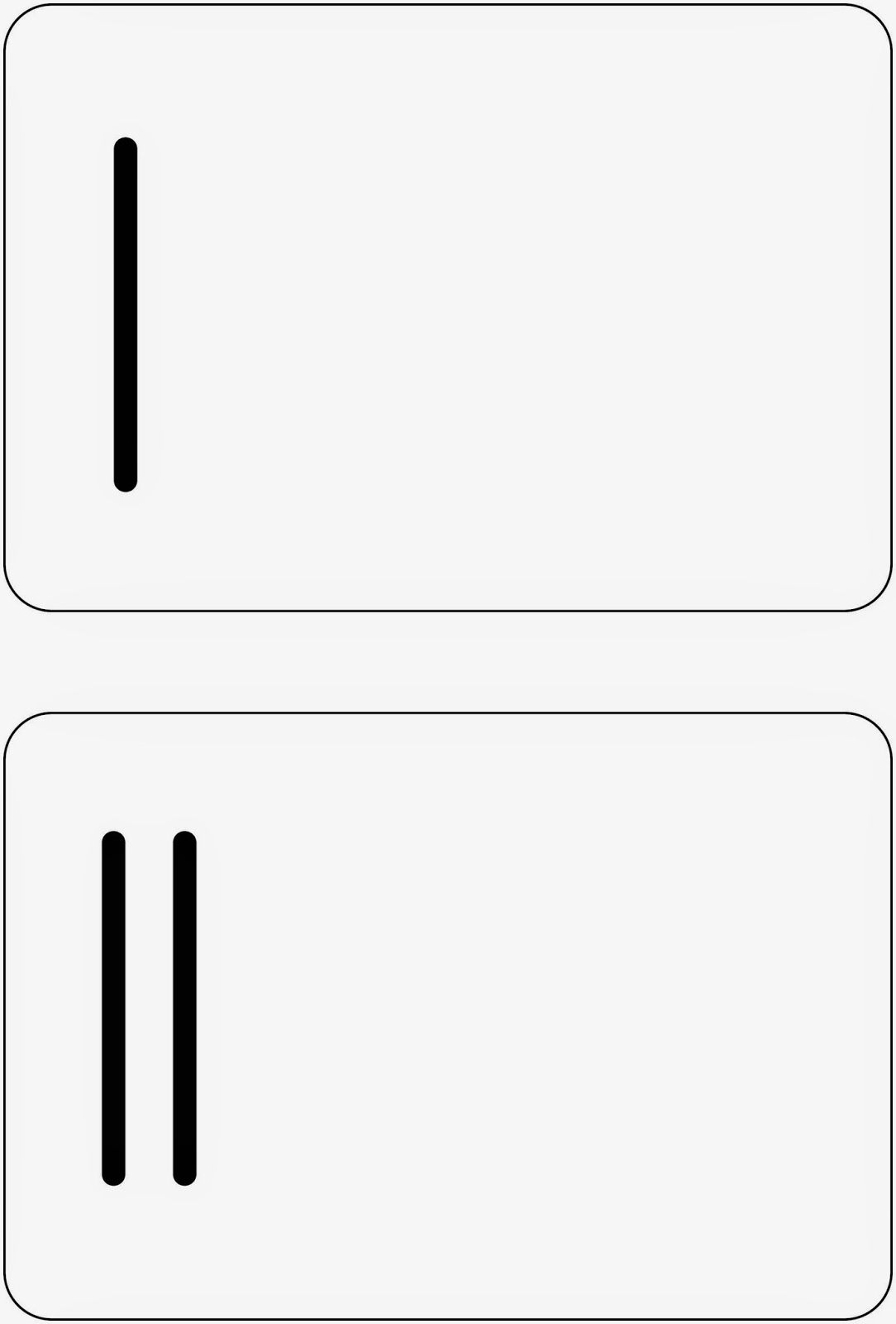 Lernstübchen: Tafelmaterial Strichlisten