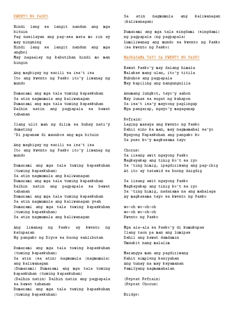 star ng pasko chords - philippin news collections