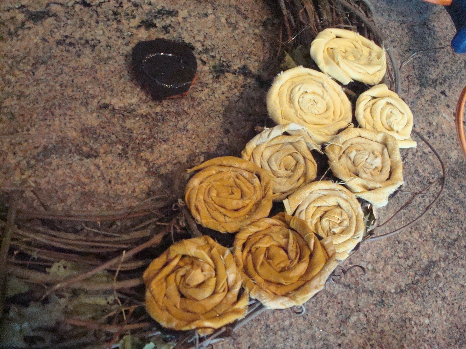 House of Chic and Penoche: Fall Ombre Rosette Wreath