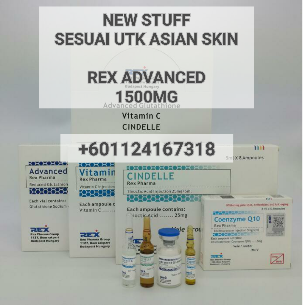 CAREANDFLARE_BEAUTYSHOPPE: PRODUK~ REX PHARMA ADVANCE WHITENING 1500MG