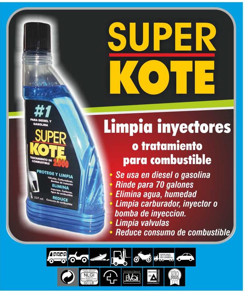 Talleres Morbat: PRODUCTOS SUPERKOTE