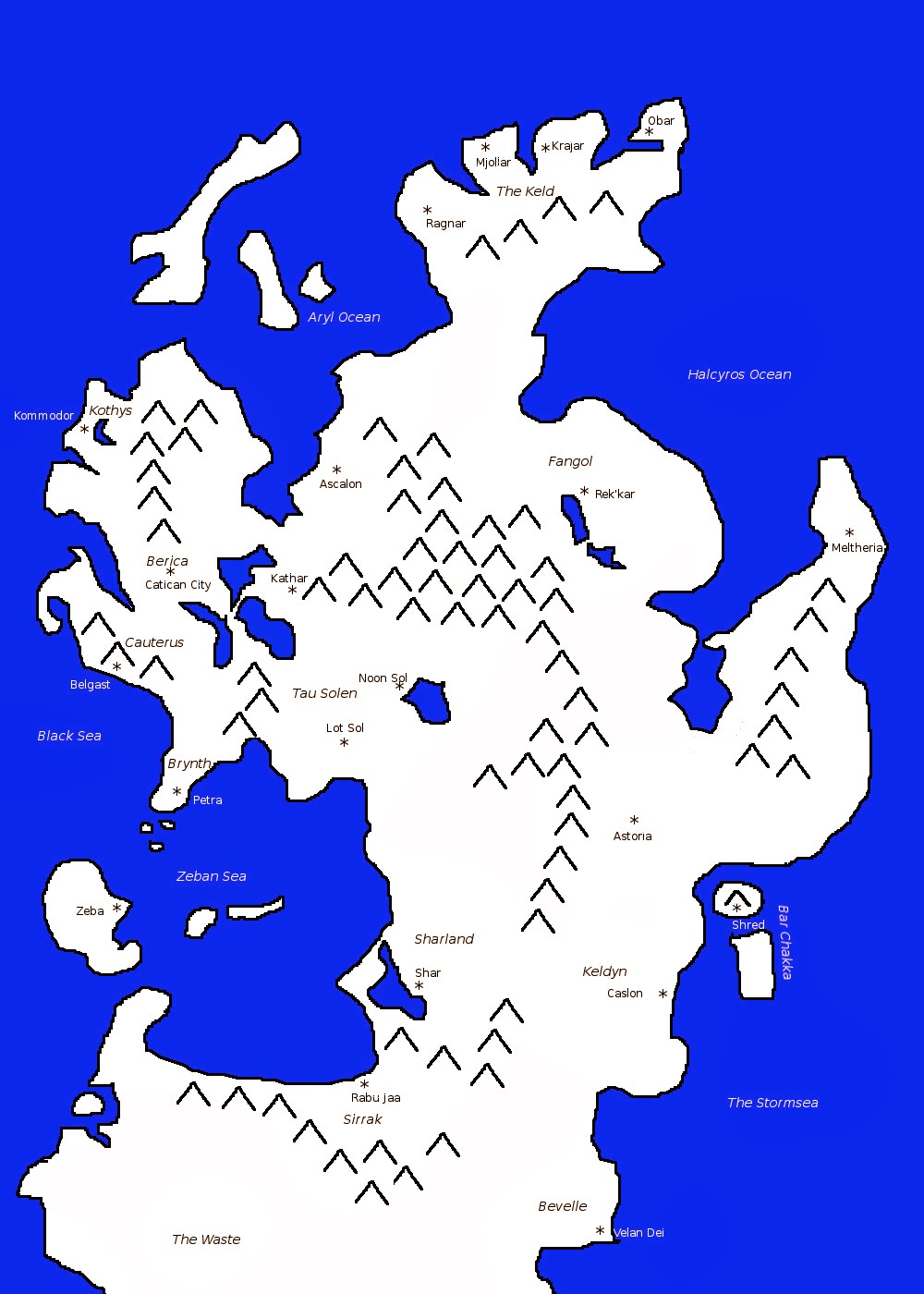 Goblin Punch: Map of Centerra
