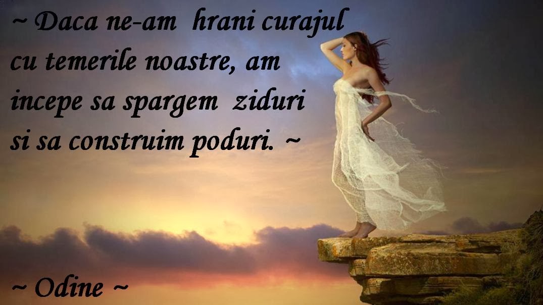 Odine ~ Carte de Iubire~: ~ Curaj sa suferi