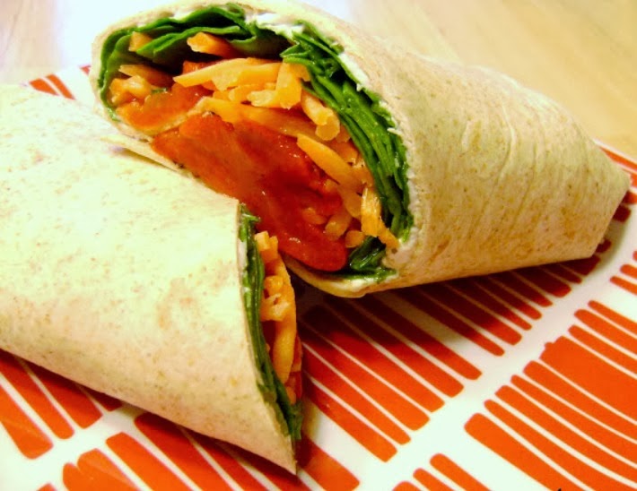 Fresh Veggie Wrap (4 Points Plus) | Renee's Kitchen Adventures
