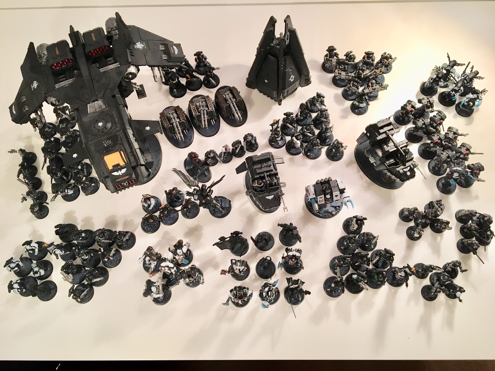 Index Astartes: Raven guard army showcase.