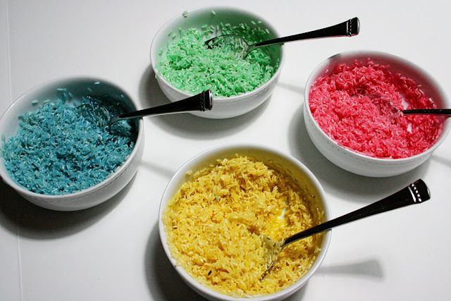 Better Life Blog: How to make COLORED RICE!