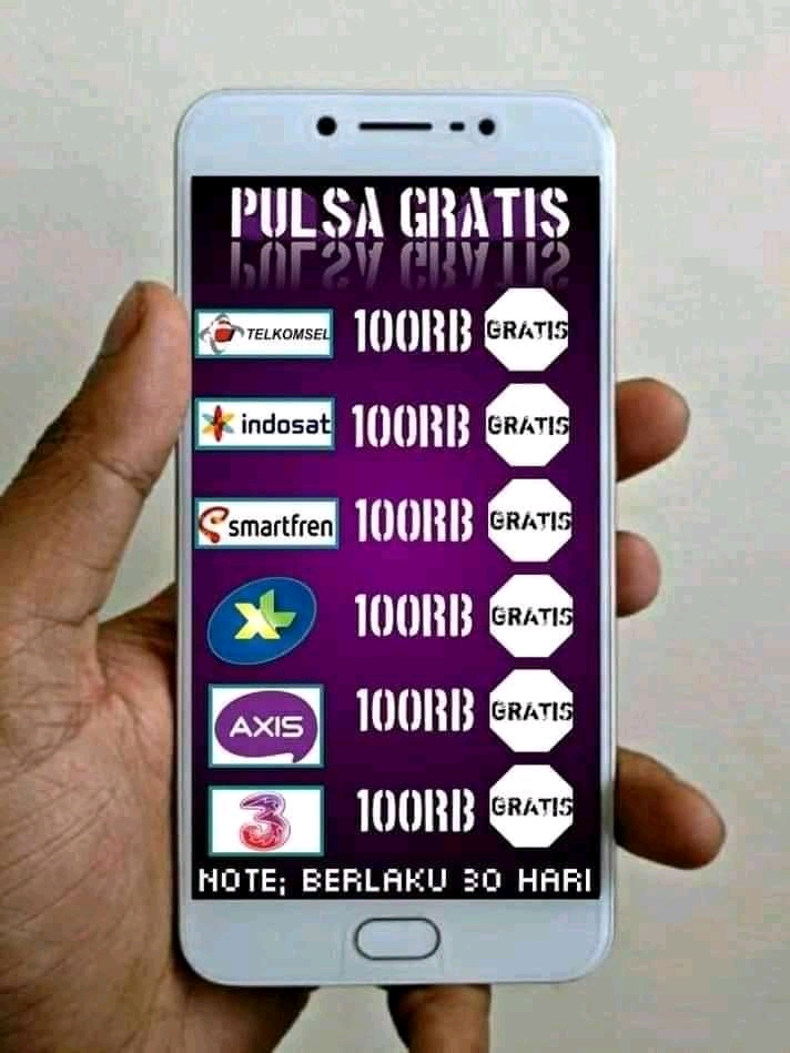 PULSA GRATIS ALL OPERATOR
