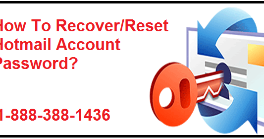 What Is The Shortest Method To Recover Hotmail Password?