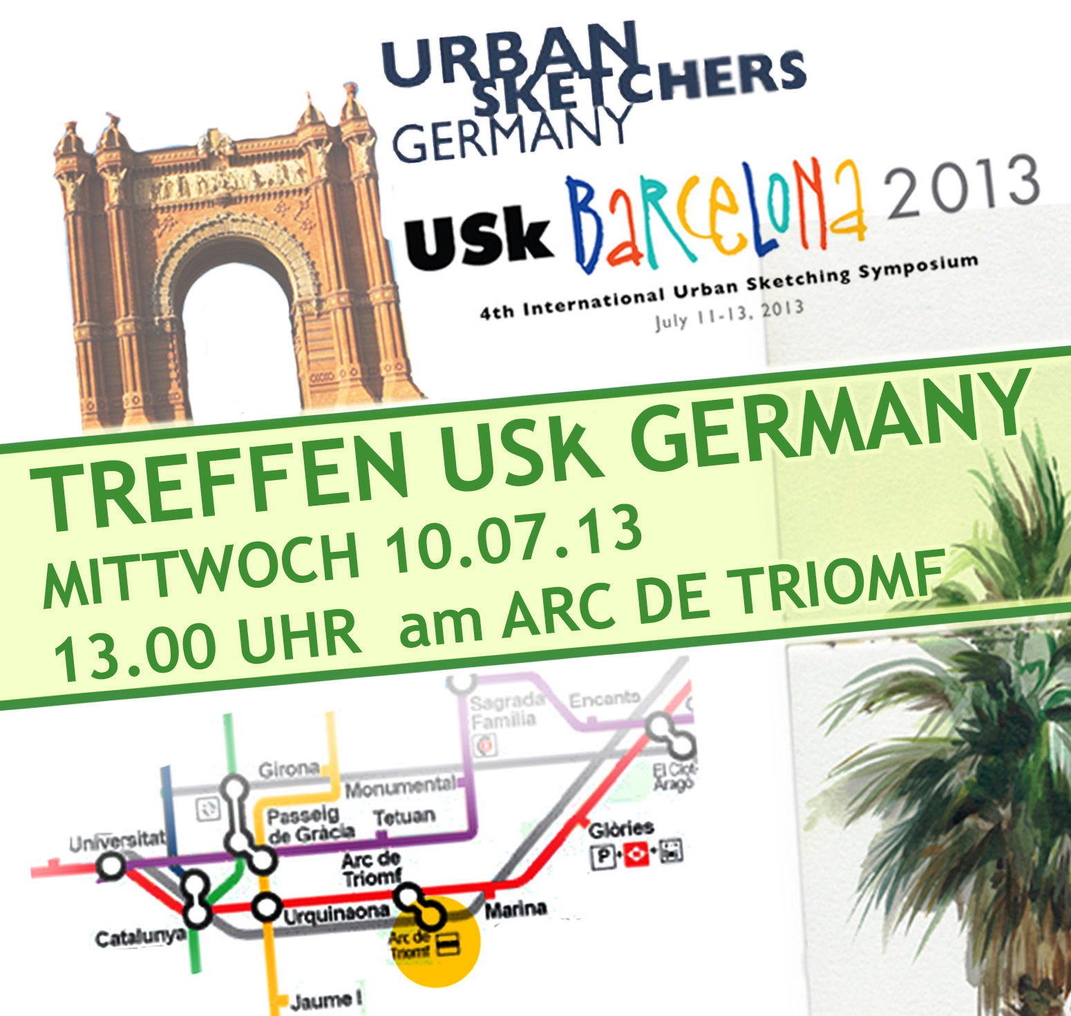 Urban Sketchers Germany: July 2013