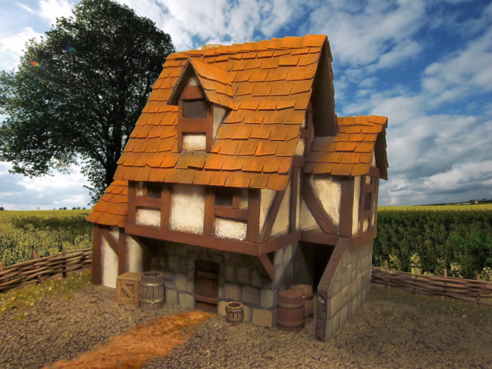 Battleground Hobbies How To Build A Half Timber House For Warhammer Or battleground-hobbies-how-to-build-a-half-timber-house-for-warhammer-or