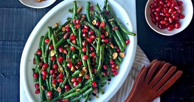 Mango & Tomato: Meatless Monday: Green Beans With Pomegranate & Smoked ...