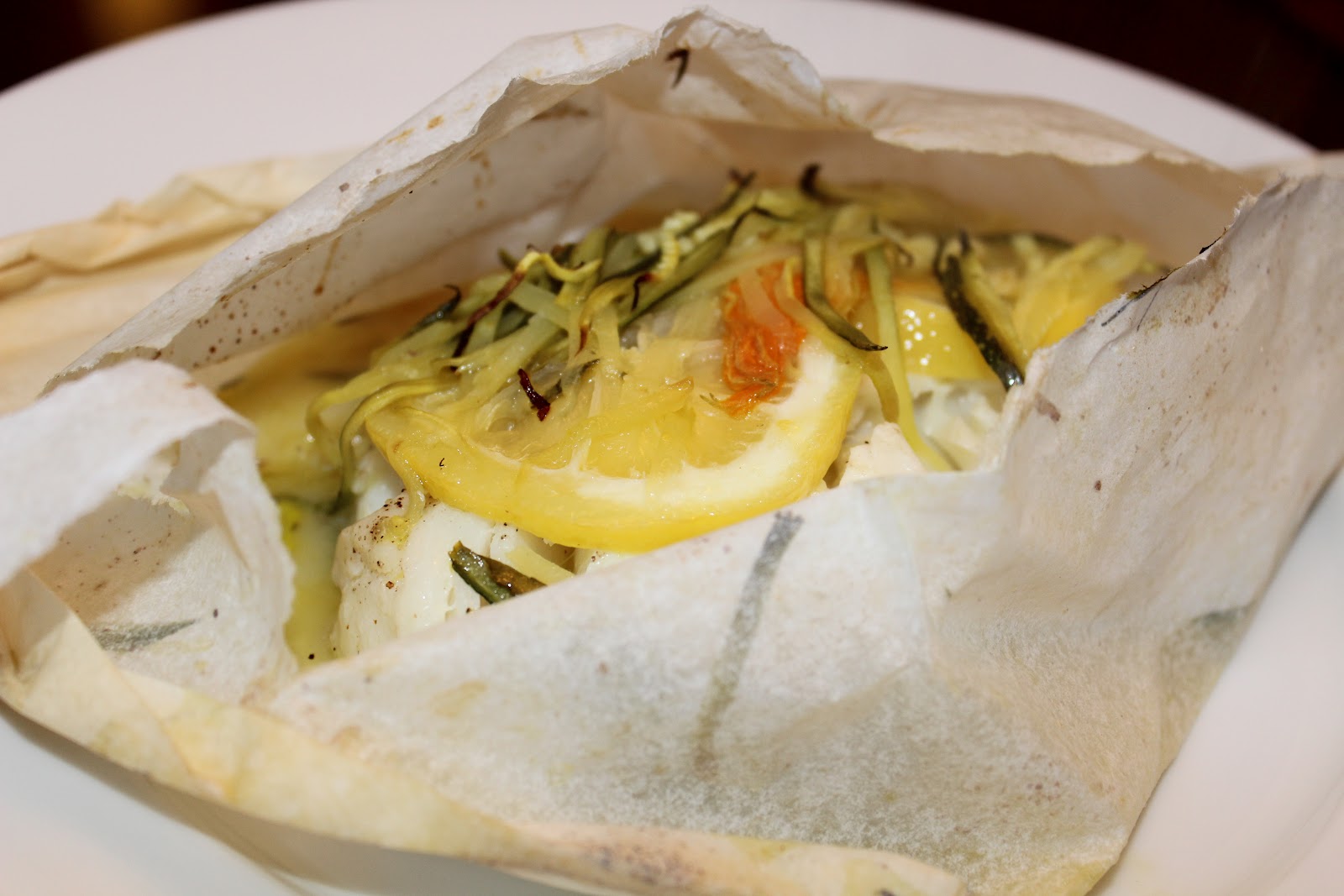 The Garlic Press: Cod En Papillote