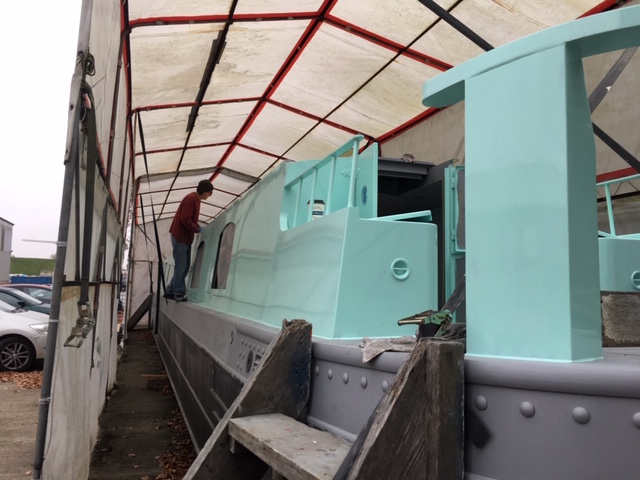 Narrowboat External Paint Scheme