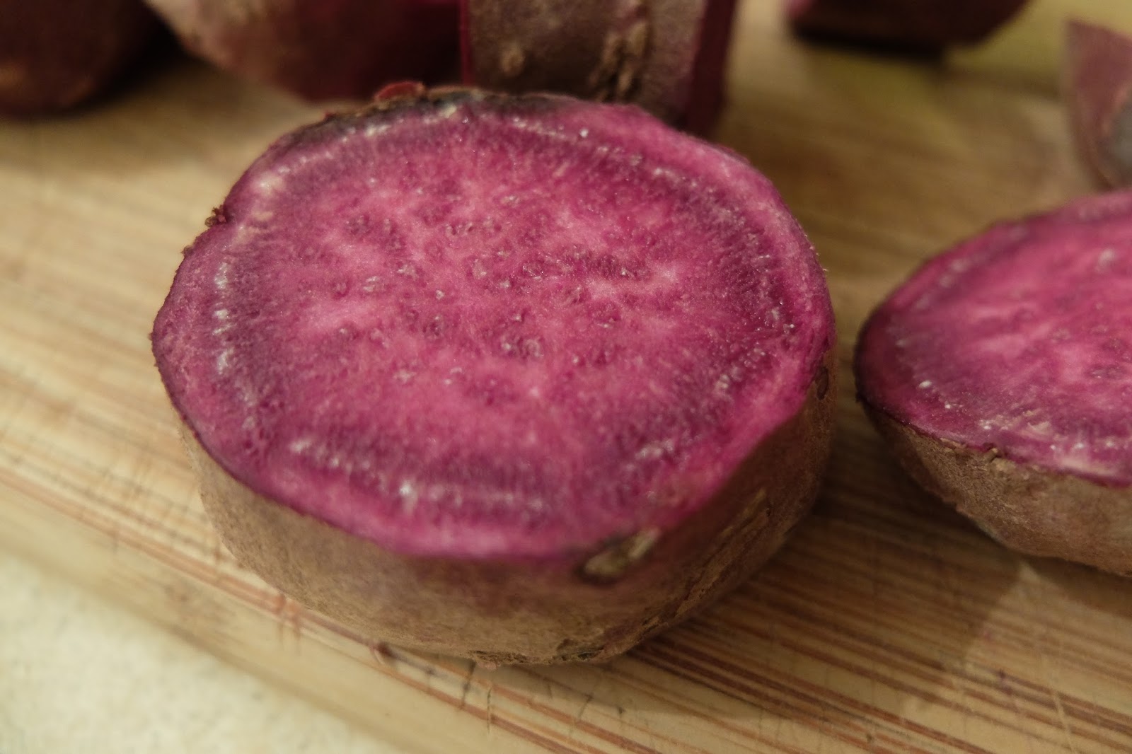 VIDEO: Purple Sweet Potato Soldiers For Dippy Eggs - Raw Rhubarb - Fit ...