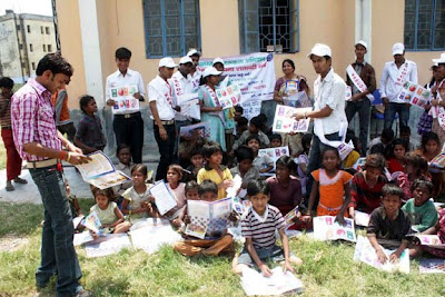 View Patna: NSS volunteers take up a pious work