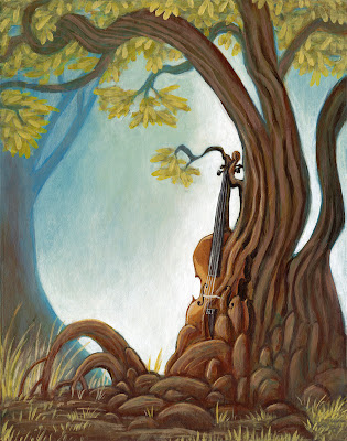 Andrea Gerstmann Art: Cello/Tree?