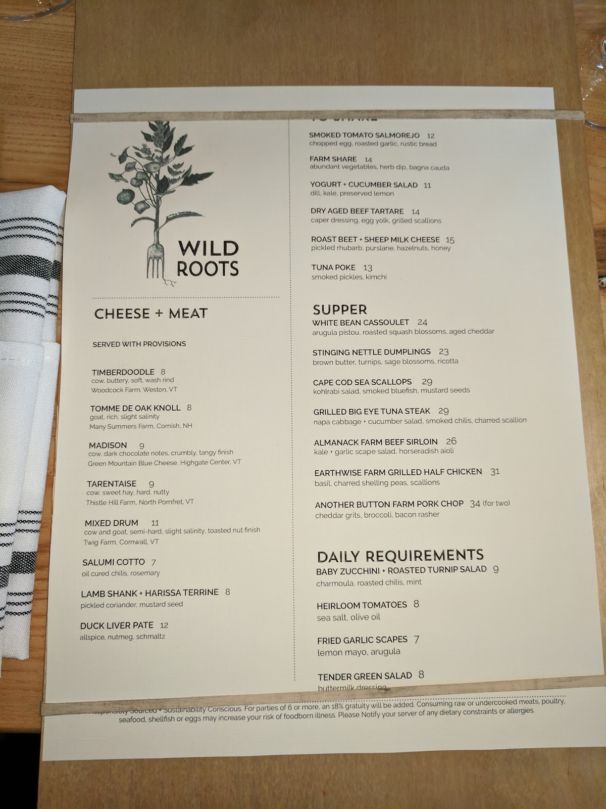Wild Roots, Vermont | Julie's Dining Club