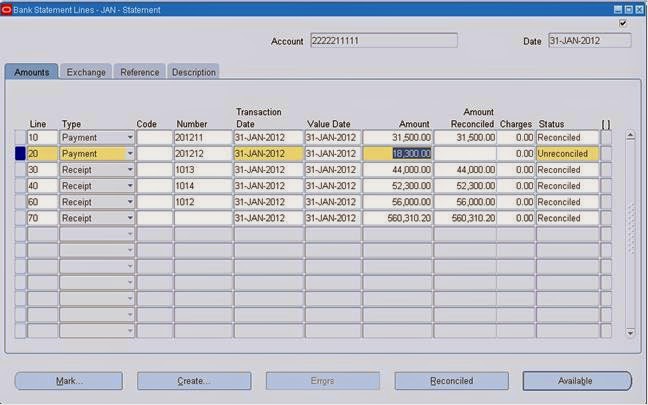 Oracle Applications: Oracle R12 Cash Management