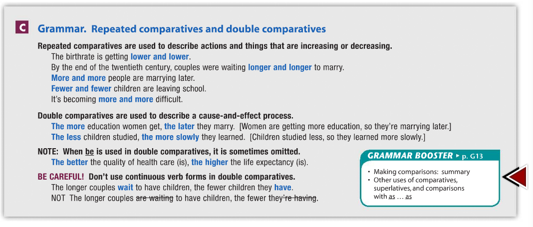 repeated comparatives and double comparatives pdf