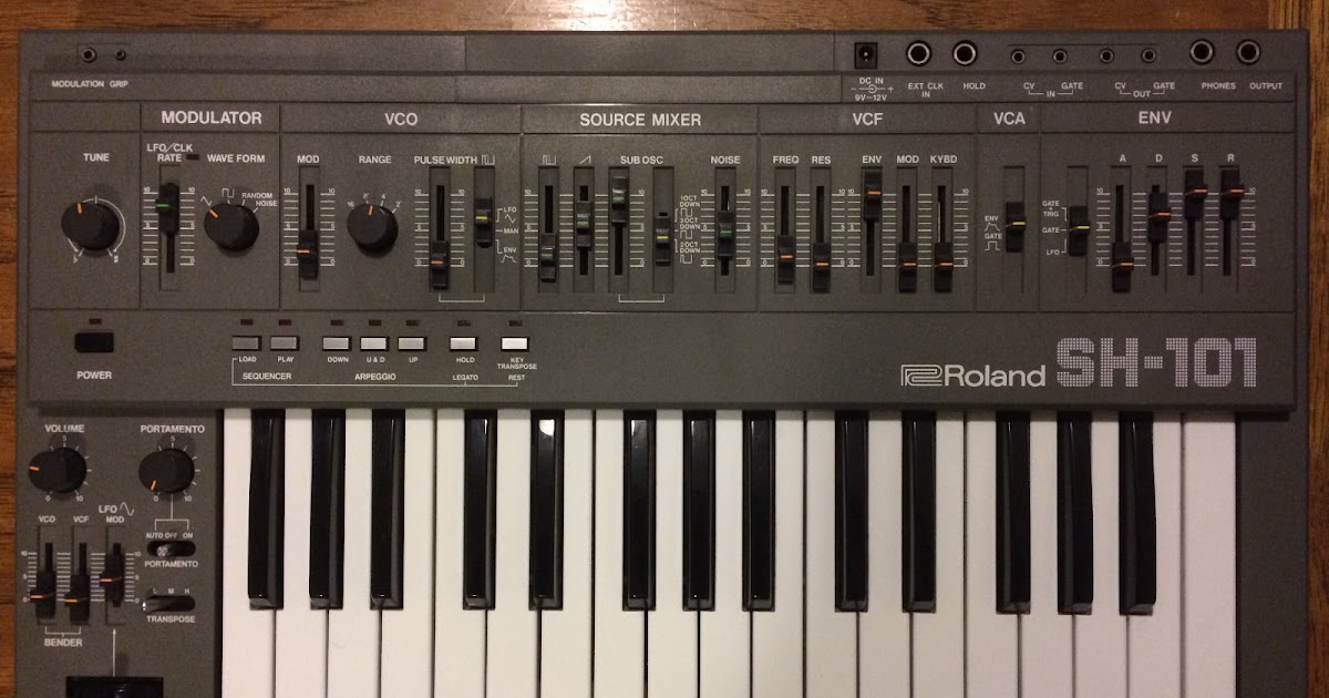MATRIXSYNTH: Roland SH-101 Keyboard Synthesizer
