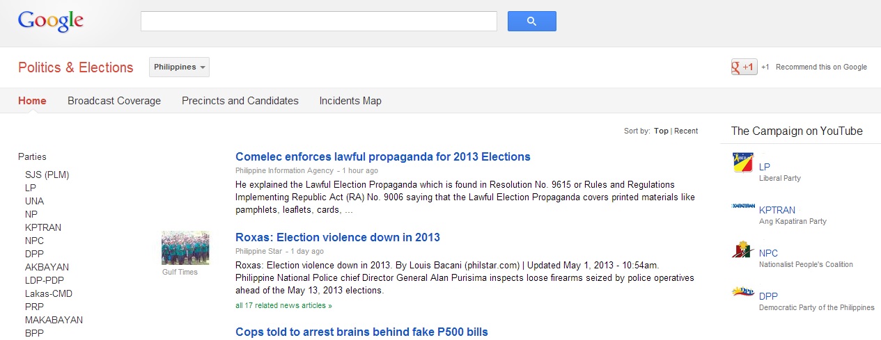Google launches "google.com.ph/elections" resource page for Philippine ...
