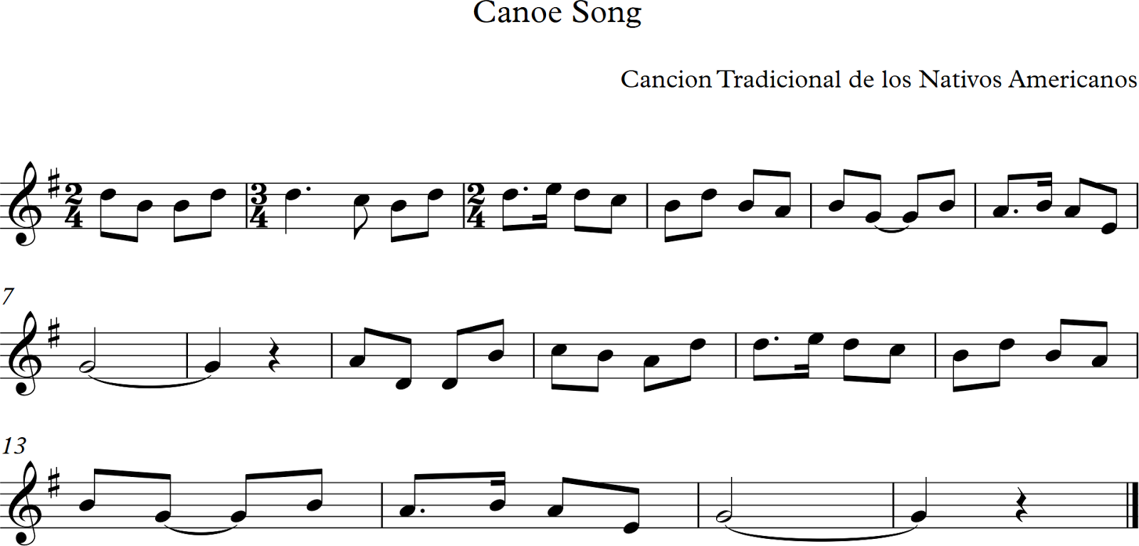 Canoe Song - Descubriendo la Música