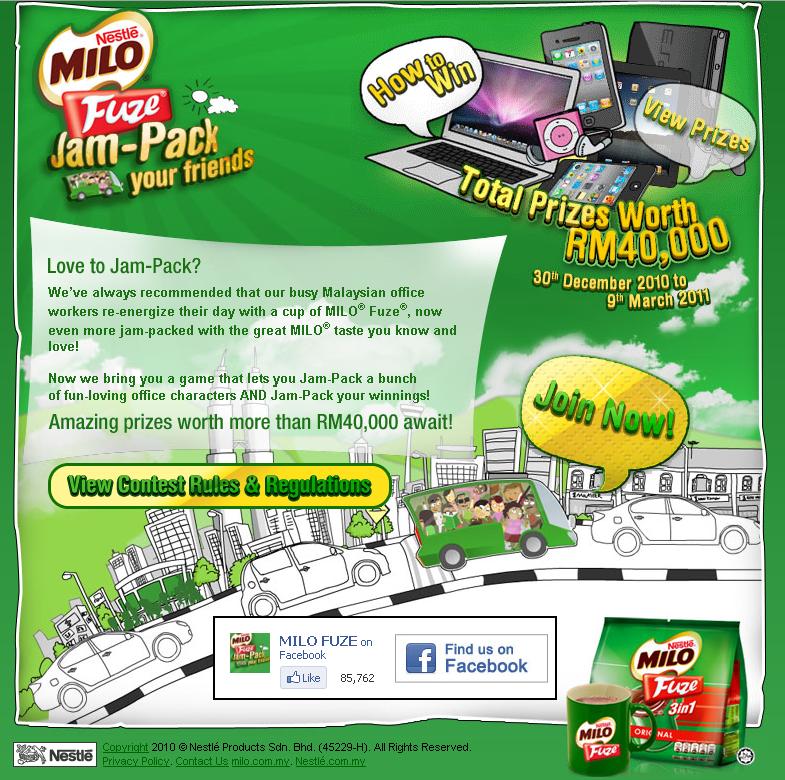 Rencah Kehidupanku: Jom Join Milo Fuze (Jam-Pack) Your Friends!