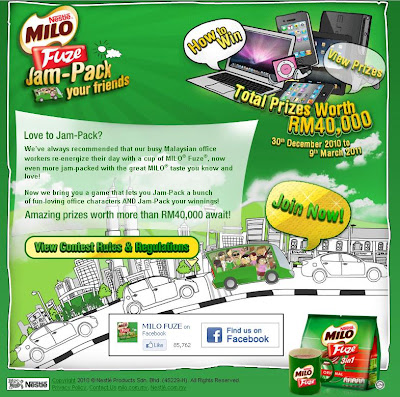 Rencah Kehidupanku: Jom Join Milo Fuze (Jam-Pack) Your Friends!