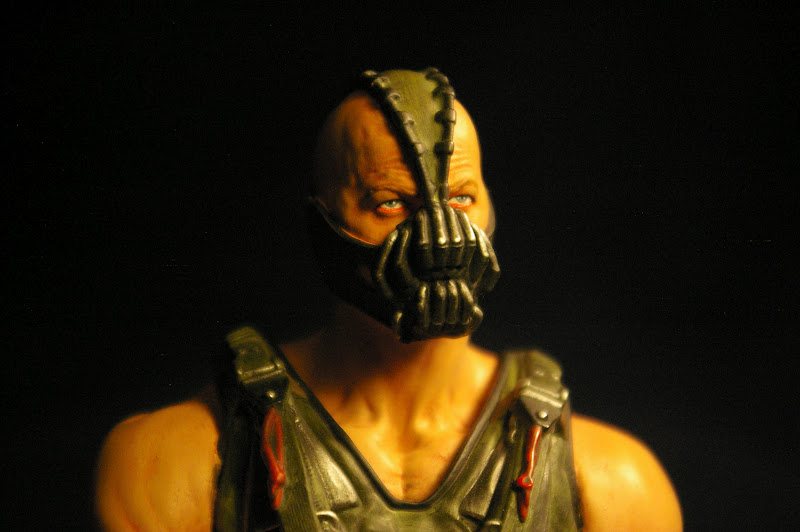Action Figure Adventures: Bane Bust & Statue - Dark Knight Rises
