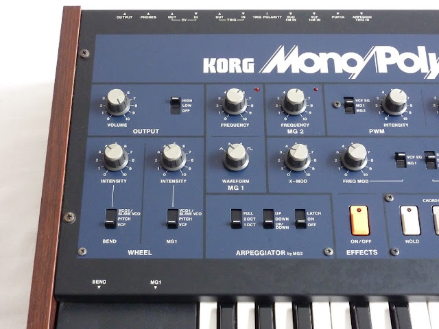 MATRIXSYNTH: Korg MonoPoly Synthesizer with MidiPoly & Original Bag SN 373012