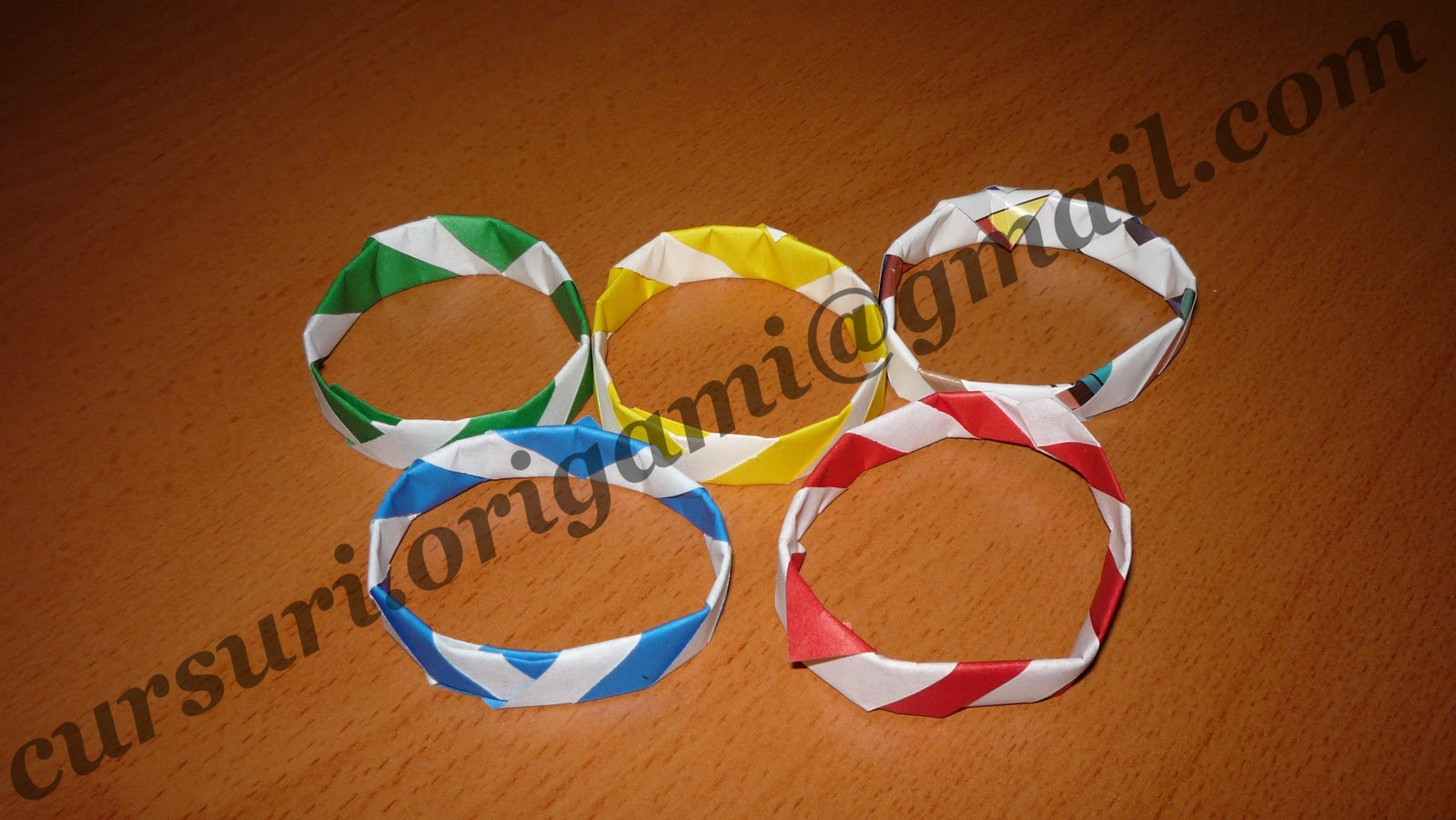 Cursuri Origami: Cercuri olimpice...