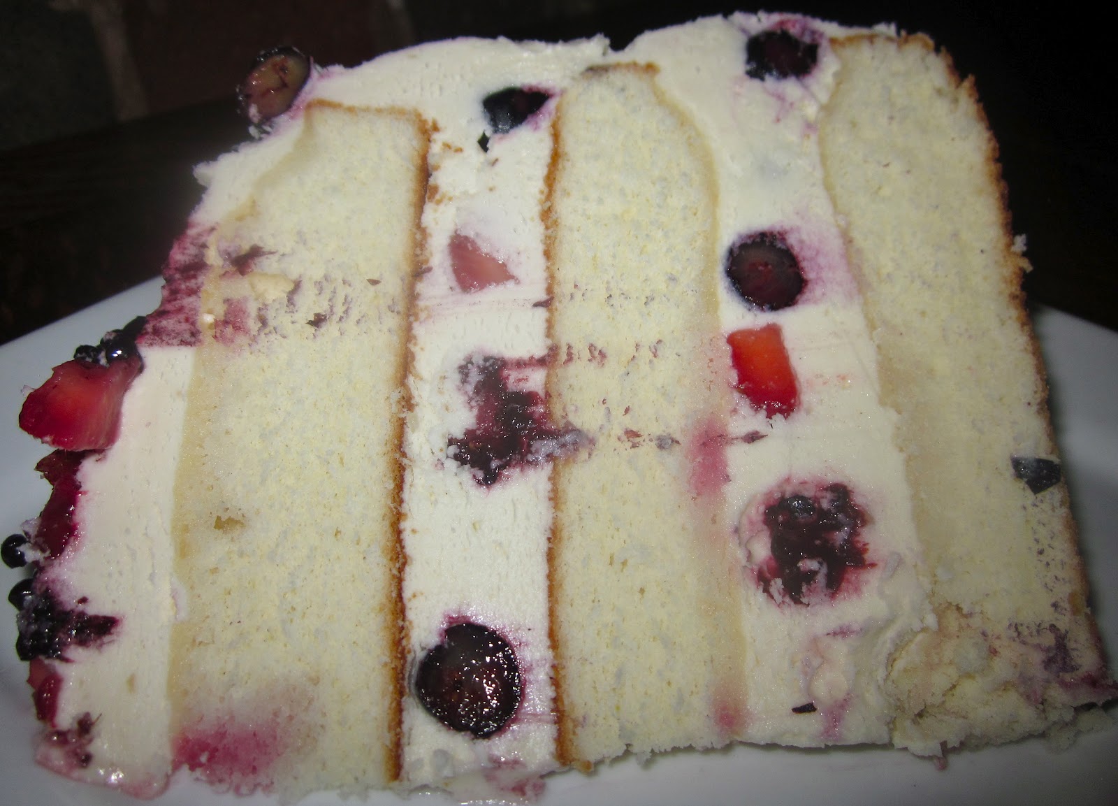 Haute + Heirloom: Mixed Berry Shortcake Layer Cake with Fresh Berries ...