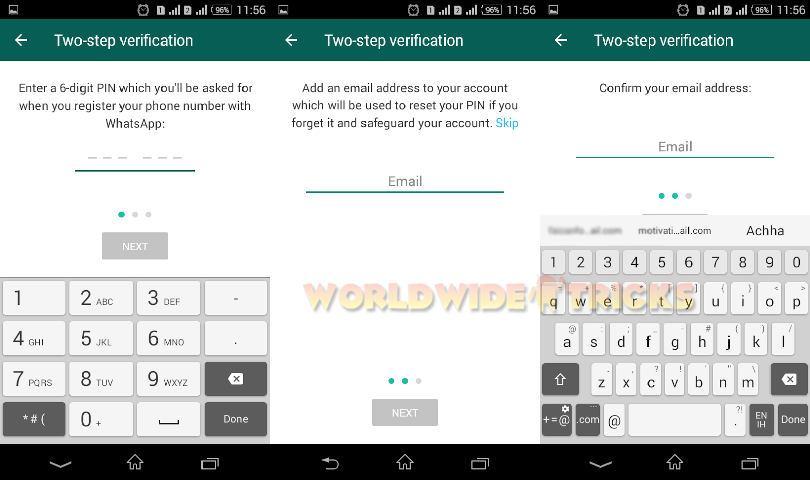 WhatsApp 2 Step Verification New Security Feature 2017 - Android Phones ...