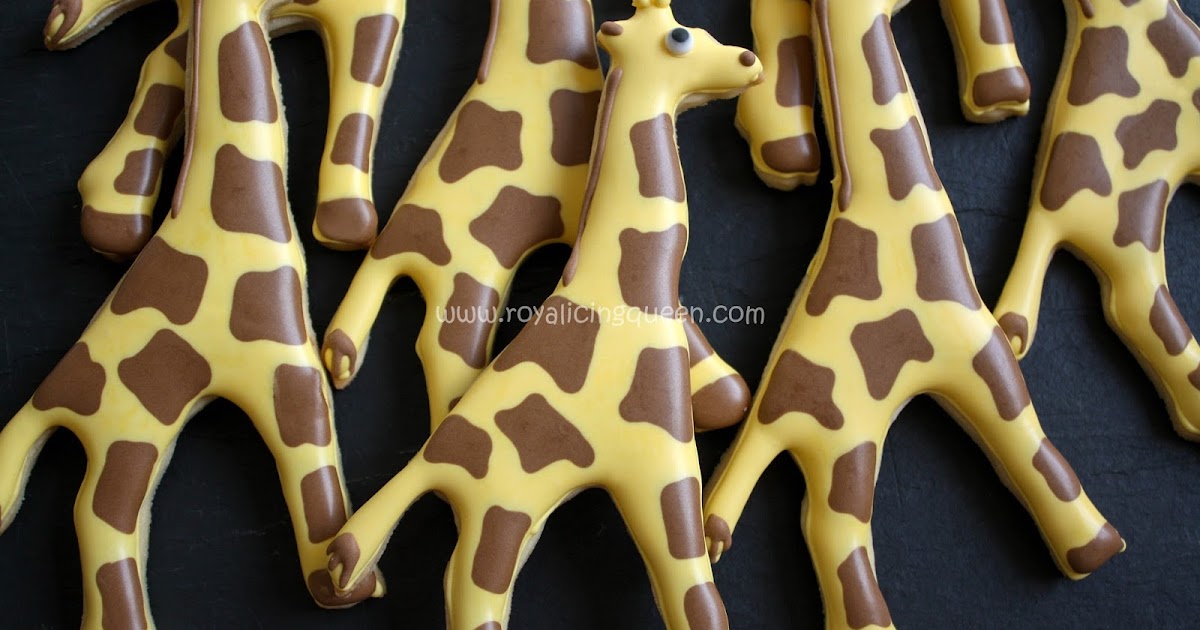 The Royal Icing Queen: Giraffe Cookies